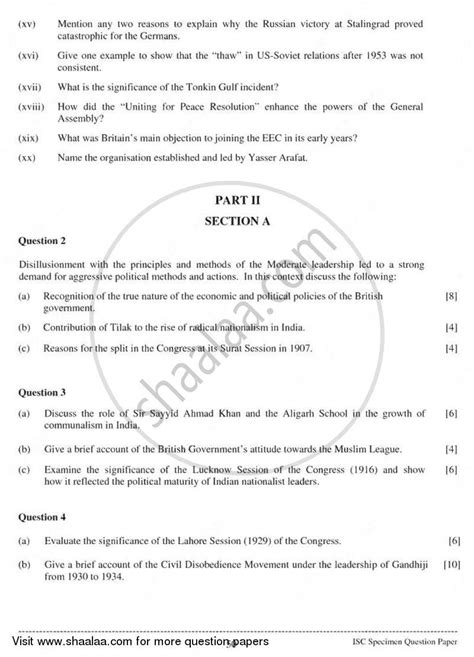 History 2010 2011 Isc Commerce Class 12 Question Paper With Pdf Download