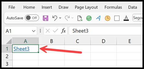 Create A Hyperlink Link To An Another Worksheet