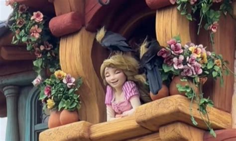 Moment Crows Rip Out Rapunzels Hair At Tokyo Disney Sea Forcing The
