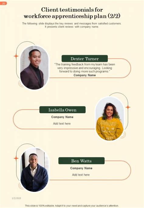 Workforce Apprenticeship Plan Proposal Report Sample Example Document Ppt Template