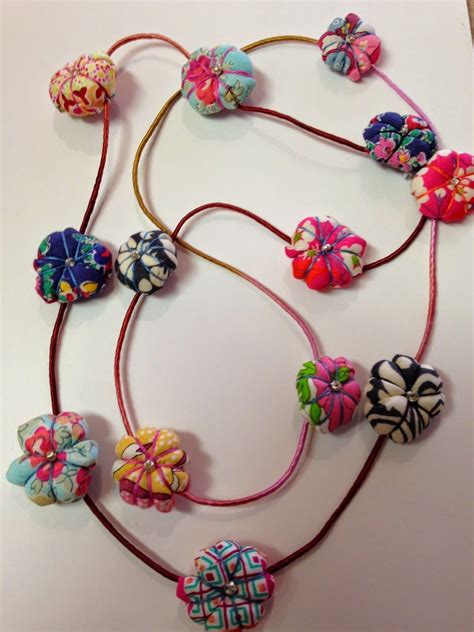 Vilt Ketting Met Bloemen Textiele Sieraden Vilten Sieraden Stoffen Sieraden