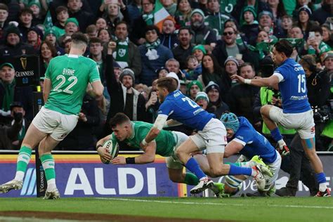 Dominant Ireland Ease Past Italy In Six Nations To Keep Grand Slam