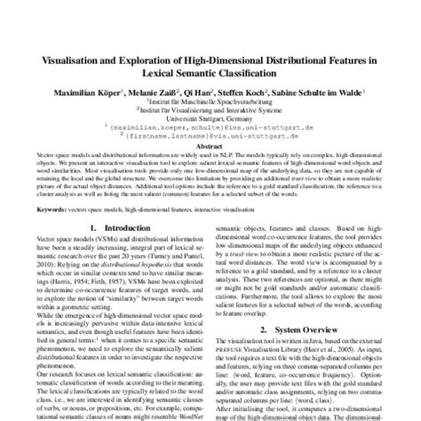 Visualisation And Exploration Of High Dimensional Distributional