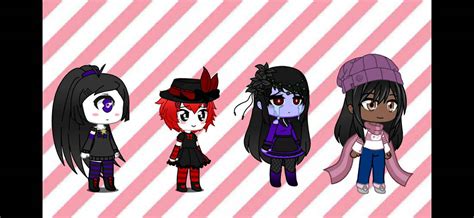 The Ruby Gloom Girls And Me In Gacha Club By R4inbowl4serst4r On Deviantart