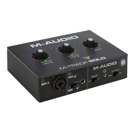M Audio M Track Solo Usb Audio Interface For Recording Streaming And