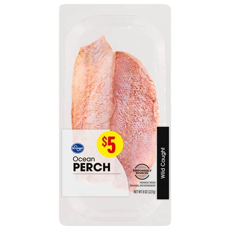 Kroger® Wild Caught Ocean Perch Fillets Frozen 8 Oz Kroger