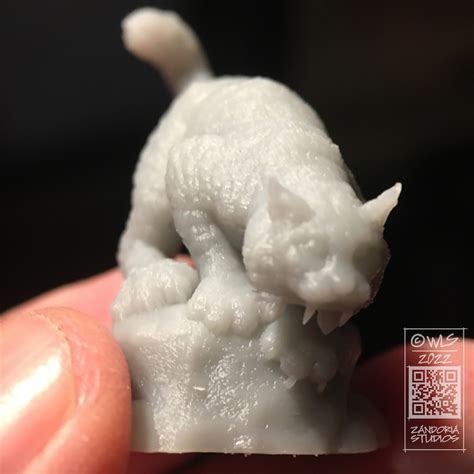 Sabertooth Kitty Fantasy Tabletop Rpg Miniature Etsy