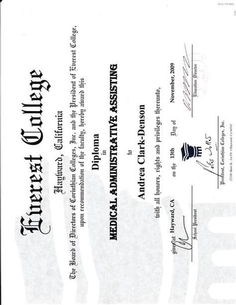 Medical Adm Assistant Diploma Pdf