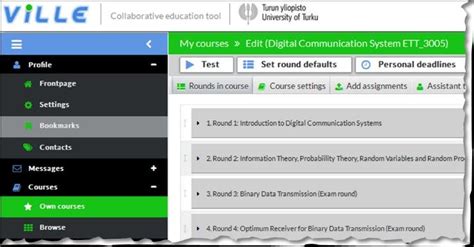 Graphical User Interface For Dcs Course On Ville Download Scientific Diagram