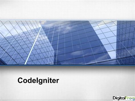 Code Igniter 20160119 Ppt