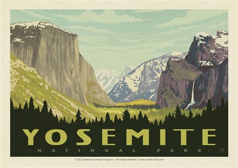 Yosemite Np Yosemite Valley Horizontal Postcards
