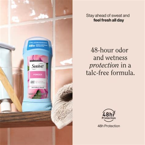 Suave® Womens Invisible Solid Deodorant Stick Powder 26 Oz Frys