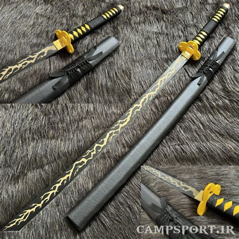 کاتانا انیمه شیطان Dark Zenitsu فروشگاه اینترنتی کمپ اسپورت Katana