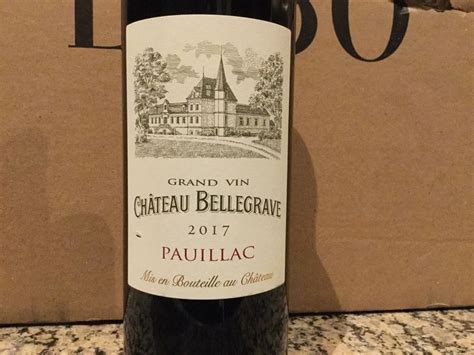 2017 Château Bellegrave Pauillac France Bordeaux Médoc Pauillac