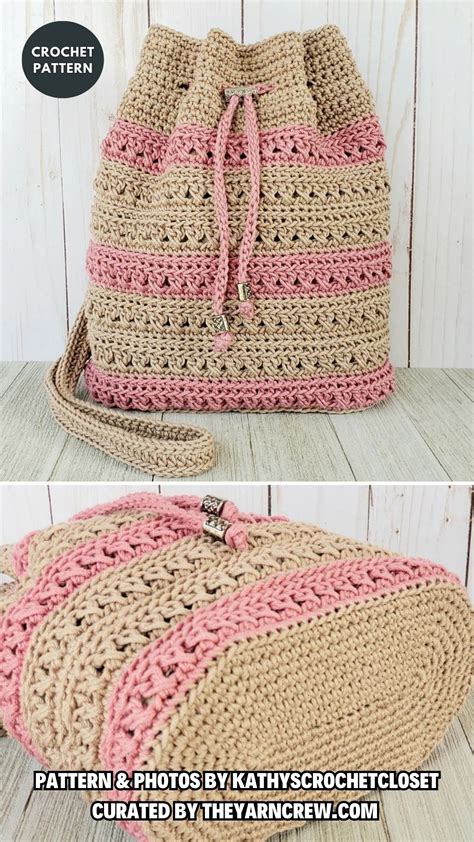 Crochet Your Own Drawstring Bag 7 Patterns To Try Out The Yarn Crew