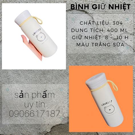 Love Super Cute Thermos Bottle 400 Ml Shopee Malaysia