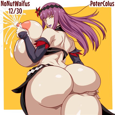 Poter Colus Lady J Valkyrie Drive Valkyrie Drive Mermaid 1girl Ass Bare Shoulders