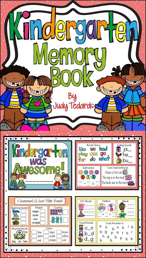 Kindergarten Memory Book Memory Book Kindergarten Memory Books Kindergarten Language Arts