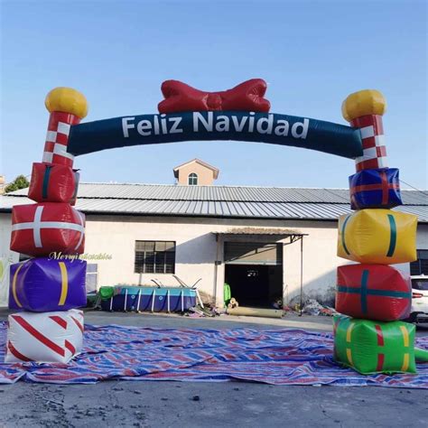 Christmas Inflatable Santa Arch Inflatable Arch Decoration Inflatable