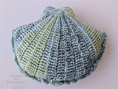 Seashell Pillow Crochet Pattern Pdf Downloadable Pattern Video Tutorials Mermaid At Heart