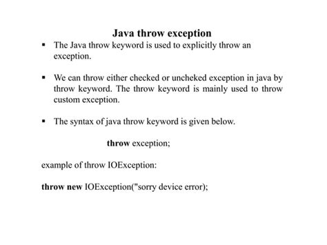 Exception Handling In Javapptx Exception Handling In Javapptx