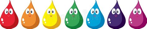 Roygbiv Droplets Stock Illustrations 2 Roygbiv Droplets Stock