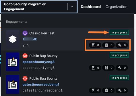 navigating between security programs and engagements bugcrowd docs