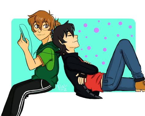 Keith And Pidge Listening To Music Together From Voltron Legendary