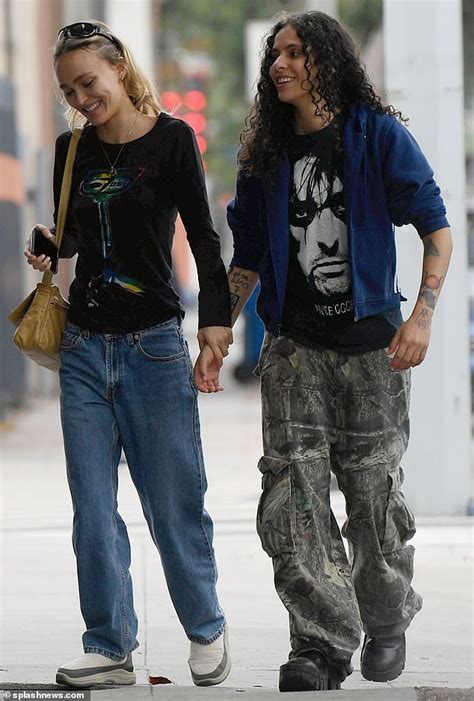 Lily Rose Depp And 070 Shake Certainly Look In Love As Actress Holds