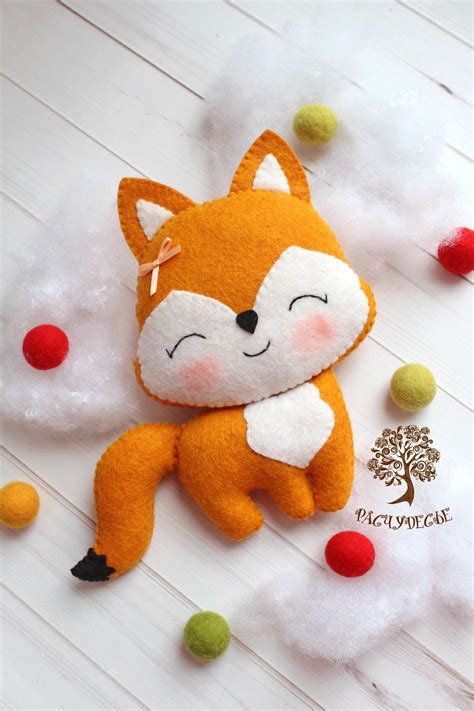 Diy Felt Fox Toy Free Sewing Patterns Artofit