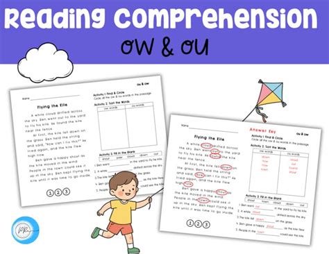 Ou Vs Ow Diphthong Vowel Team Phonics Reading Passage And Activities