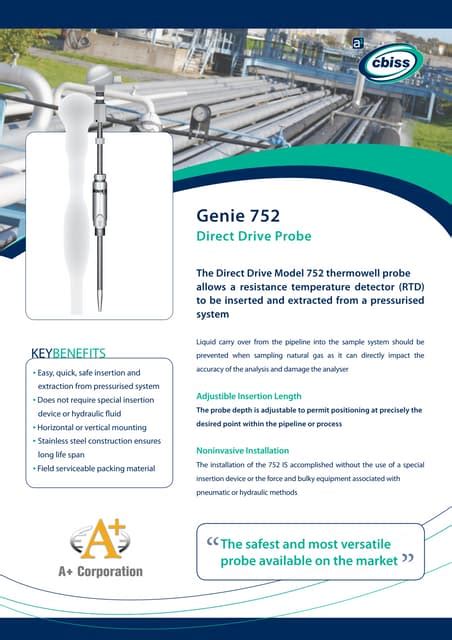 Genie 757 Spot Sampling Assembly Datasheet Pdf