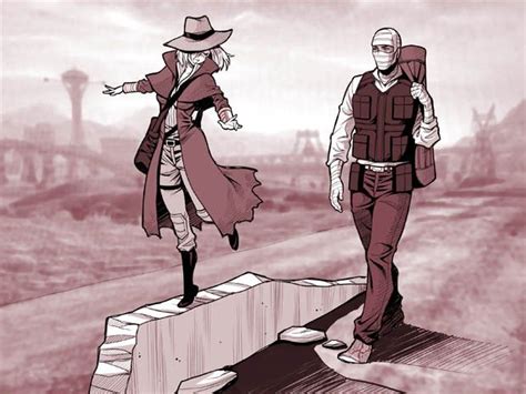 Trampoline With Joshua Graham Fallout Art Fallout Fan Art Fallout