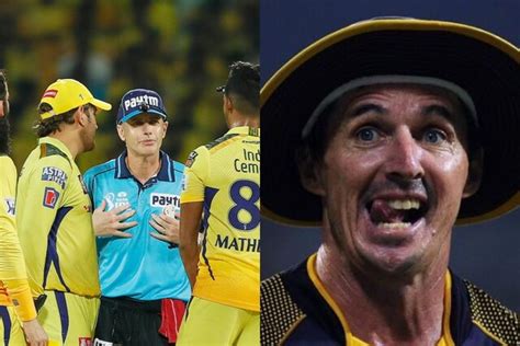 Umpires Laughing Over The Incident Rather Than Brad Hogg Slams Ms