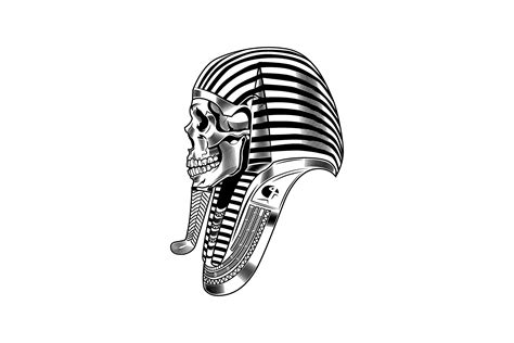 Pharaoh Skeleton Vector Illustration Eg Gráfico Por Pch Vector
