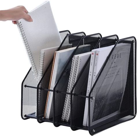 Organizador Vertical De Archivos De Escritorio De Malla Organizador De