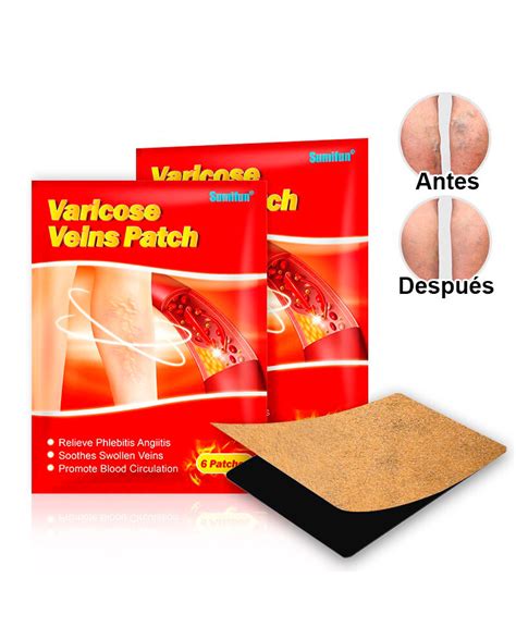 Pack De Parches Dolor Para Varices Venas Varicosas Sculitis Sets