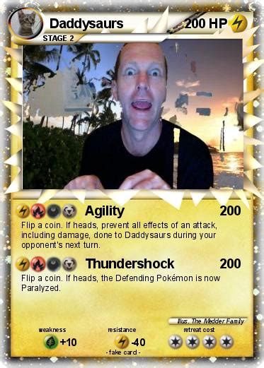 Pokémon Daddysaurs Agility My Pokemon Card