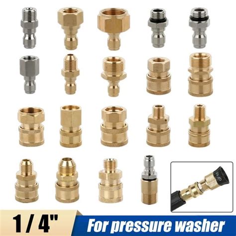 Stainless Brass Pressure Washer Quick Adapter For Car Wash High