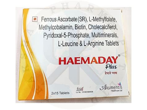 Haemaday Plus Tablet Strength 300500100 At ₹ 230box In Nagpur Id
