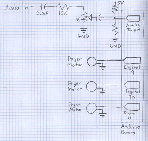 representing audio through vibration with arduino 7 steps instructables