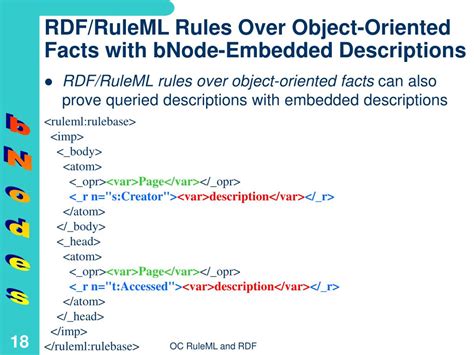 PPT Object Oriented RuleML For RDF Facts Queries And Inferences PowerPoint Presentation