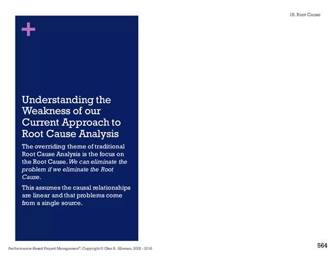 Root Cause Analysis Master Plan Pdf