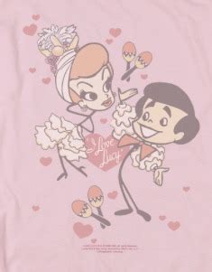 I Love Lucy And Ricky Stick Figure Rumba T Shirt