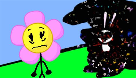 Pibby Ectonism Bfdi Flower And The Rabbit Chase By Stepfan2008 On