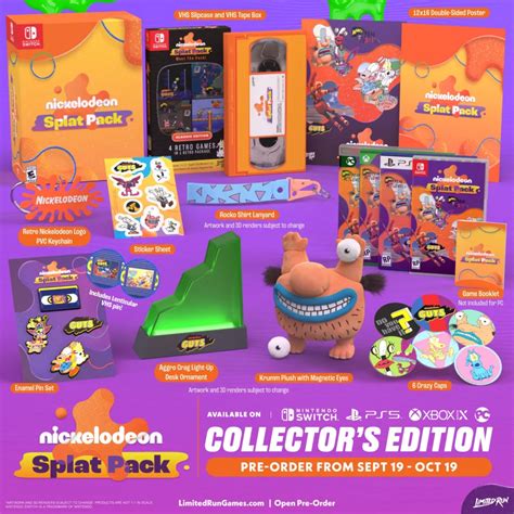 Nickelodeon Splat Pack Llega En Varias Ediciones Físicas