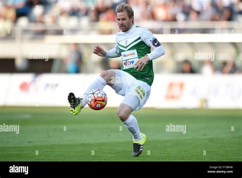 Tomas Huebschman From Jablonec In Action During The Fourth Qualifying