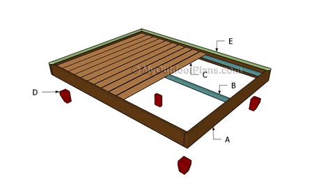 Platform Bed Frame Plans Myoutdoorplans