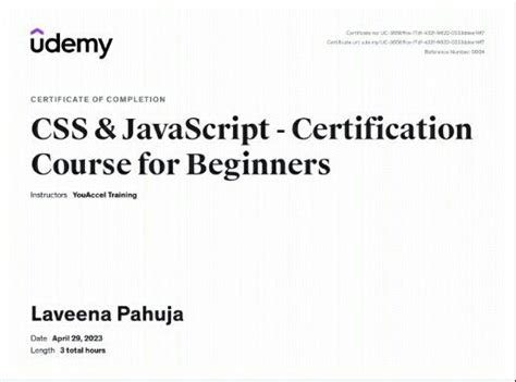 Laveena Pahuja On Linkedin Programming Udemycertified Lifelonglearner Javascript Css