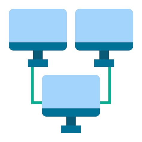 Premium Vector Computer Network Icon